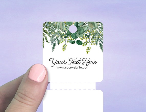 Custom Fold Over Tags 45 pcs Hang Tags Personalized Tags | Etsy