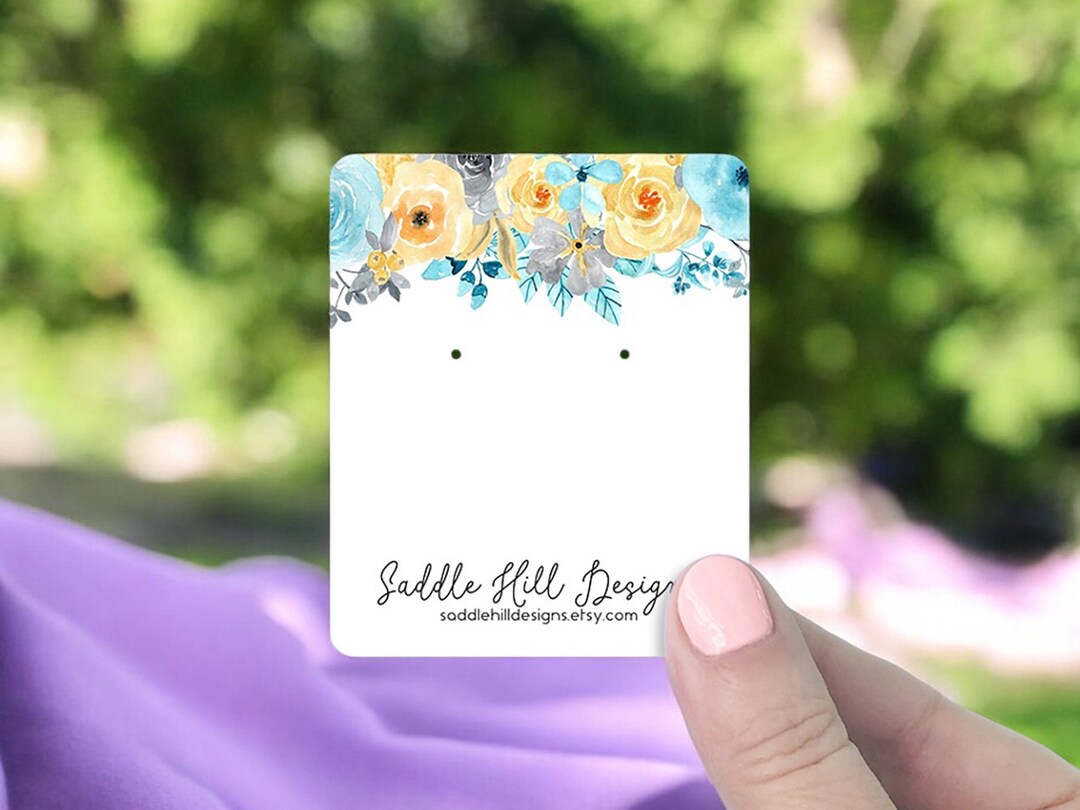 Earring Cards | Custom Earring Cards | Necklace Cards | Jewelry Tags ...