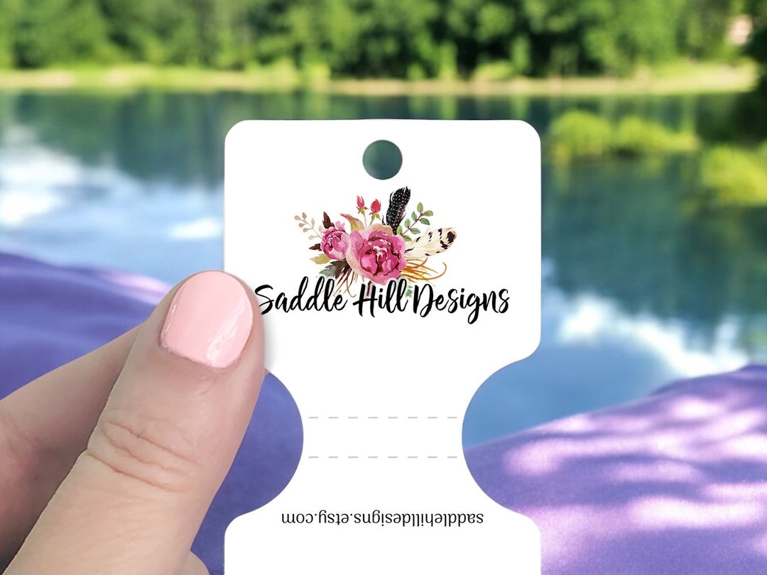 Small Custom Fold Over Tags 60 Pcs, Hang Tags, Personalized Tags, Price ...