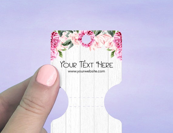 Small Custom Fold Over Tags Hang Tags Personalized Tag | Etsy