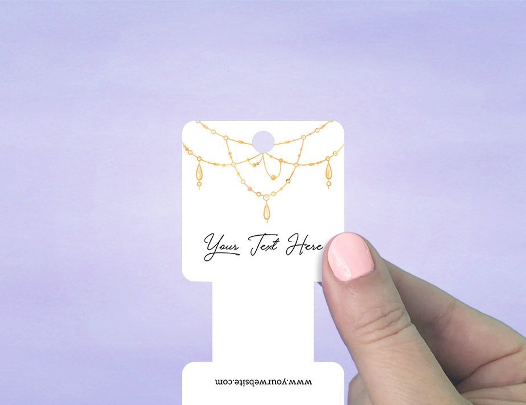 Gold Bead Fold Over Tags, Large Foldover Hang Tags, Hang Tags ...