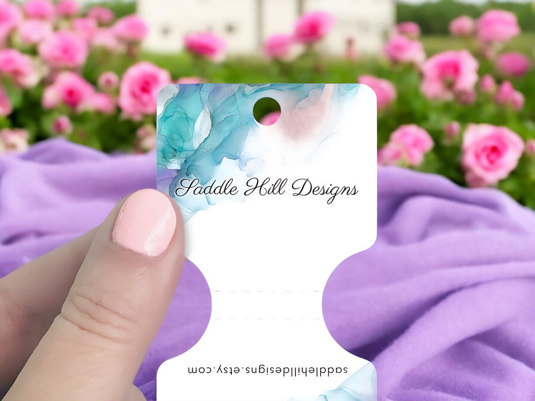 Small Custom Fold Over Tags 60 Pcs, Hang Tags, Personalized Tags, Price ...