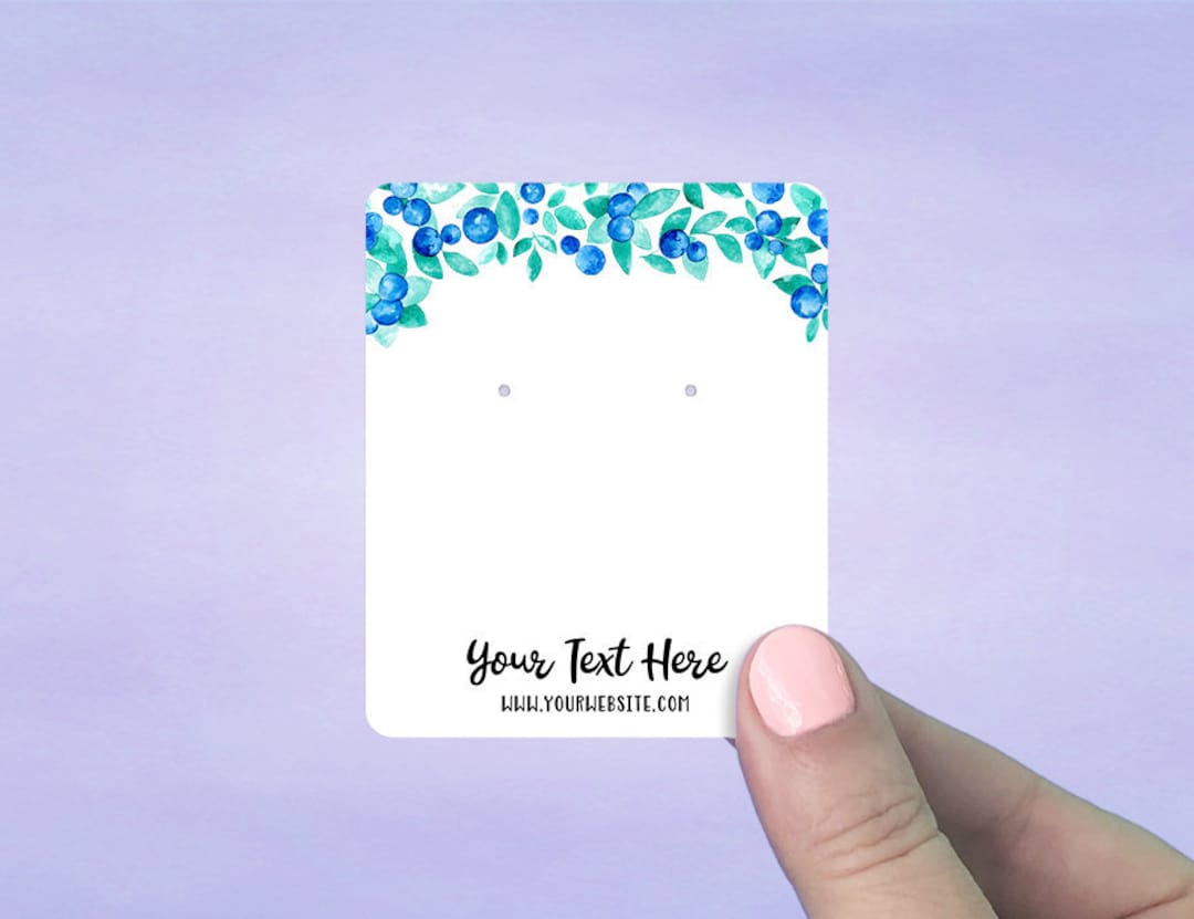 Jewelry Cards Earring Cards Earring Display Custom Jewelry - Etsy