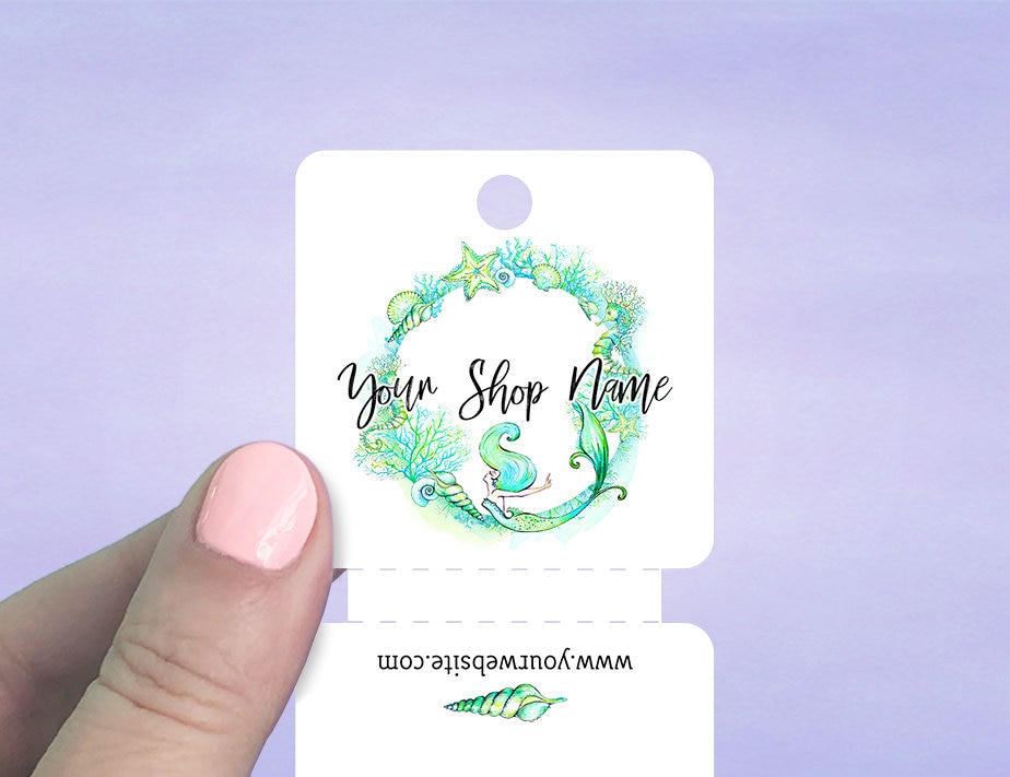 Custom Fold Over Tags 45 pcs Hang Tags Personalized Tags | Etsy