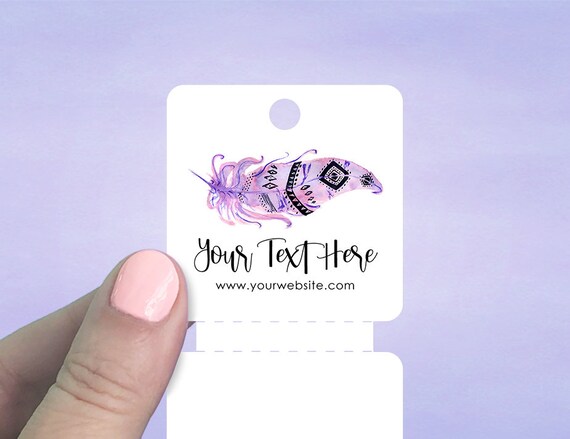 Custom Fold Over Tags 45 Pcs Hang Tags Personalized Tags - Etsy
