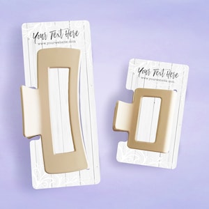 Claw Clip Cards, Personalized Packaging and Hanging Cards for 2" and 4 ...