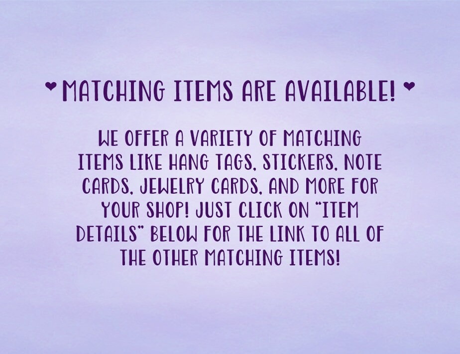 Custom Tear off Hang Tags Jewelry Tags Price Tag - Etsy