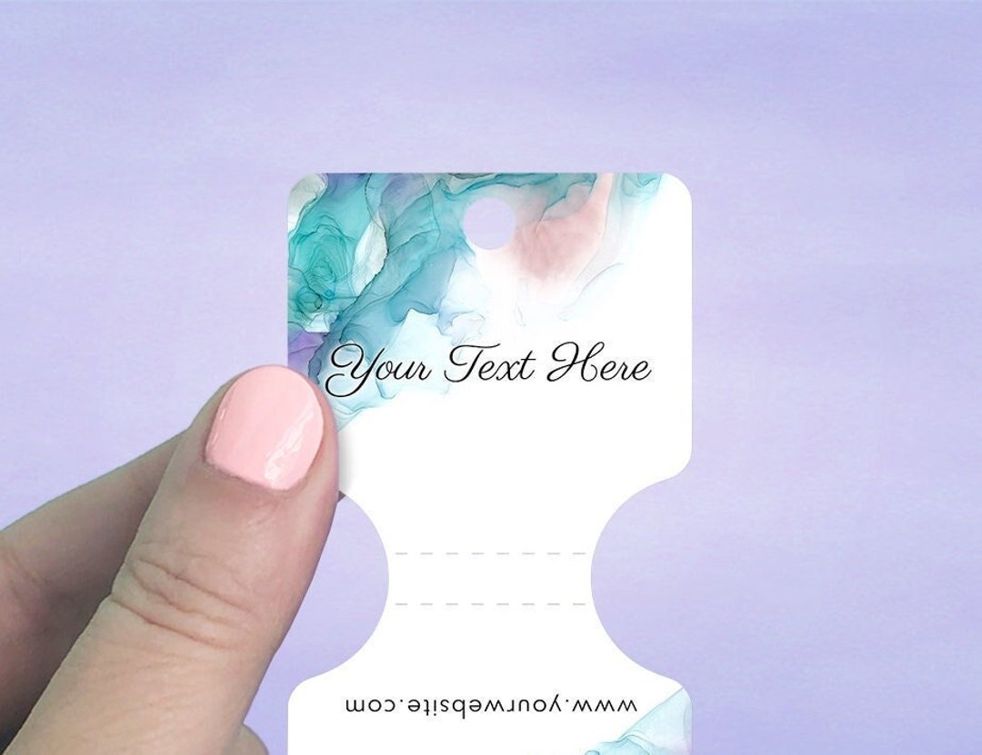 Small Custom Fold Over Tags 60 Pcs, Hang Tags, Personalized Tags, Price ...