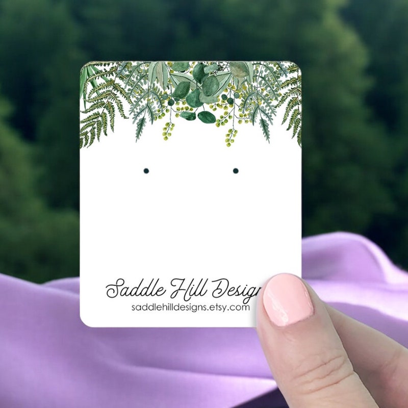 Custom Earring Cards - Etsy