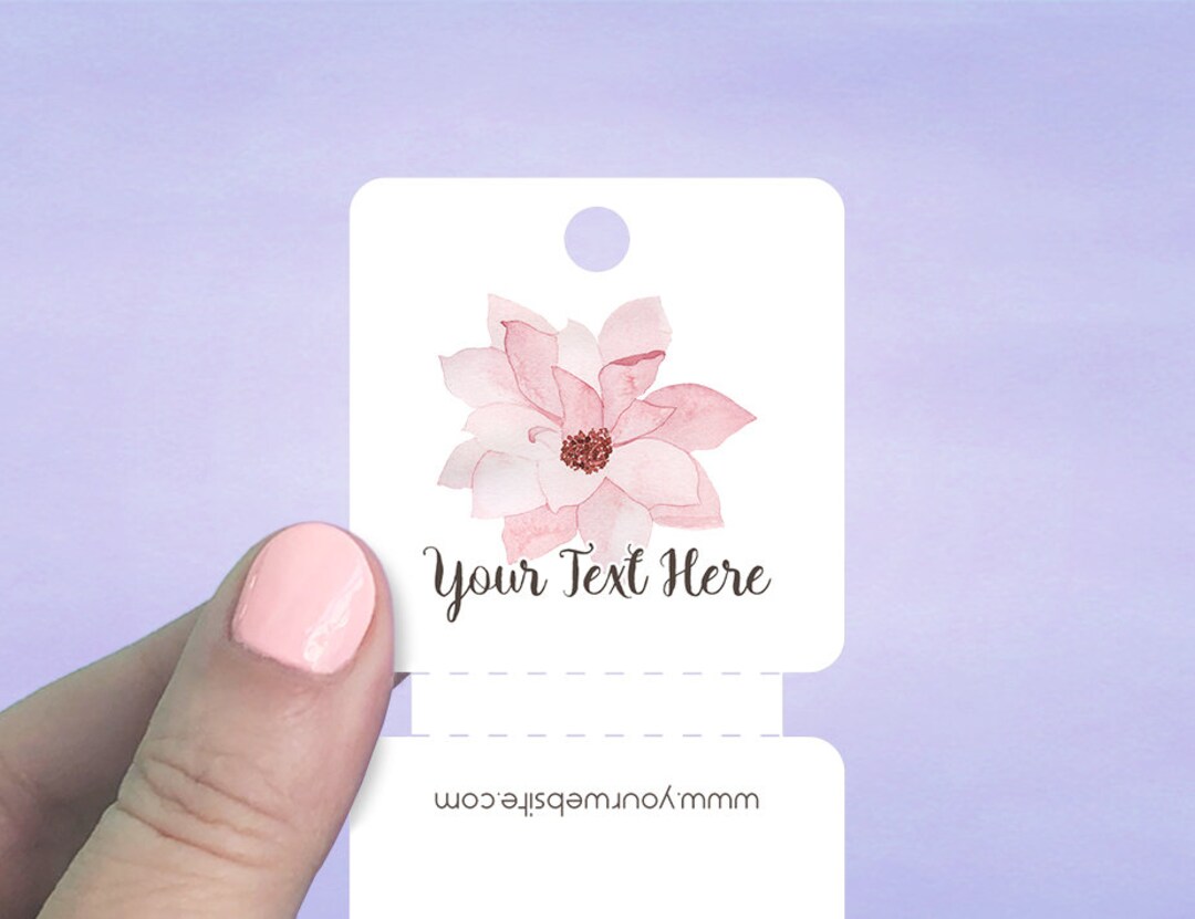 Custom Fold Over Tags 45 Pcs Hang Tags Personalized Tags - Etsy