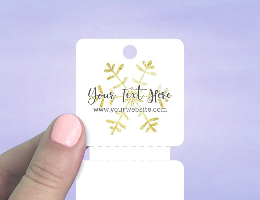 Custom Fold Over Tags 45 Pcs Hang Tags Personalized Tags - Etsy