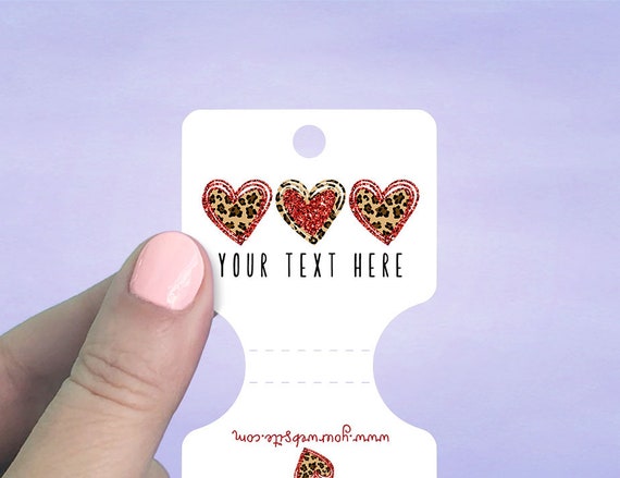 Small Custom Fold Over Tags 60 Pcs Hang Tags Personalized - Etsy