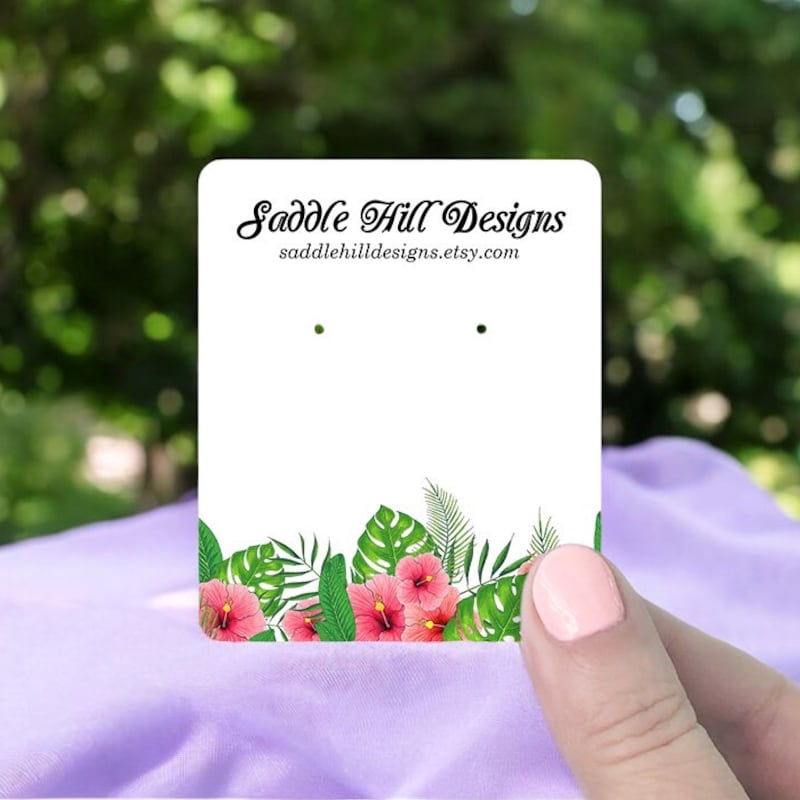 Custom Earring Cards - Etsy