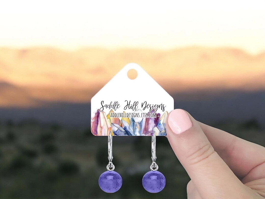 Hanging Earring Cards, Personalized Set of 80 2 X 1 3/4