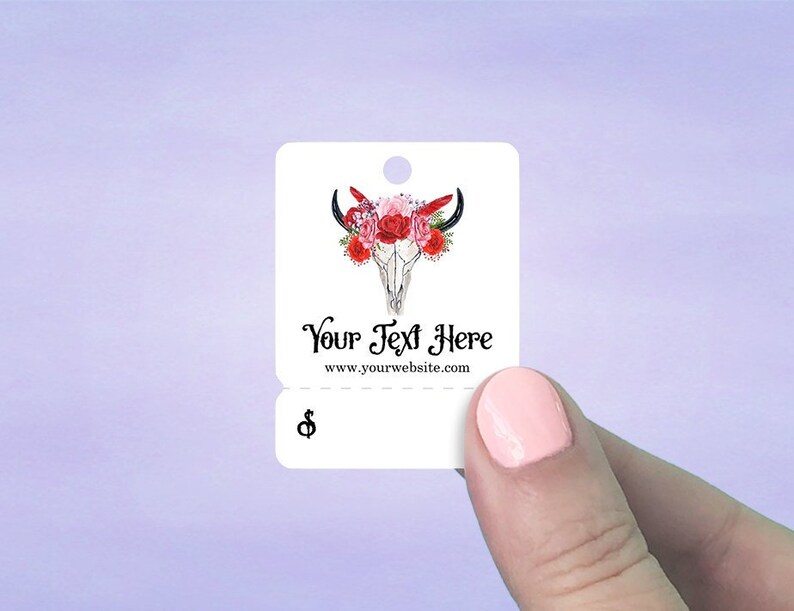 Personalized Tear off Hang Tags Price Tags Merchandise Tags | Etsy