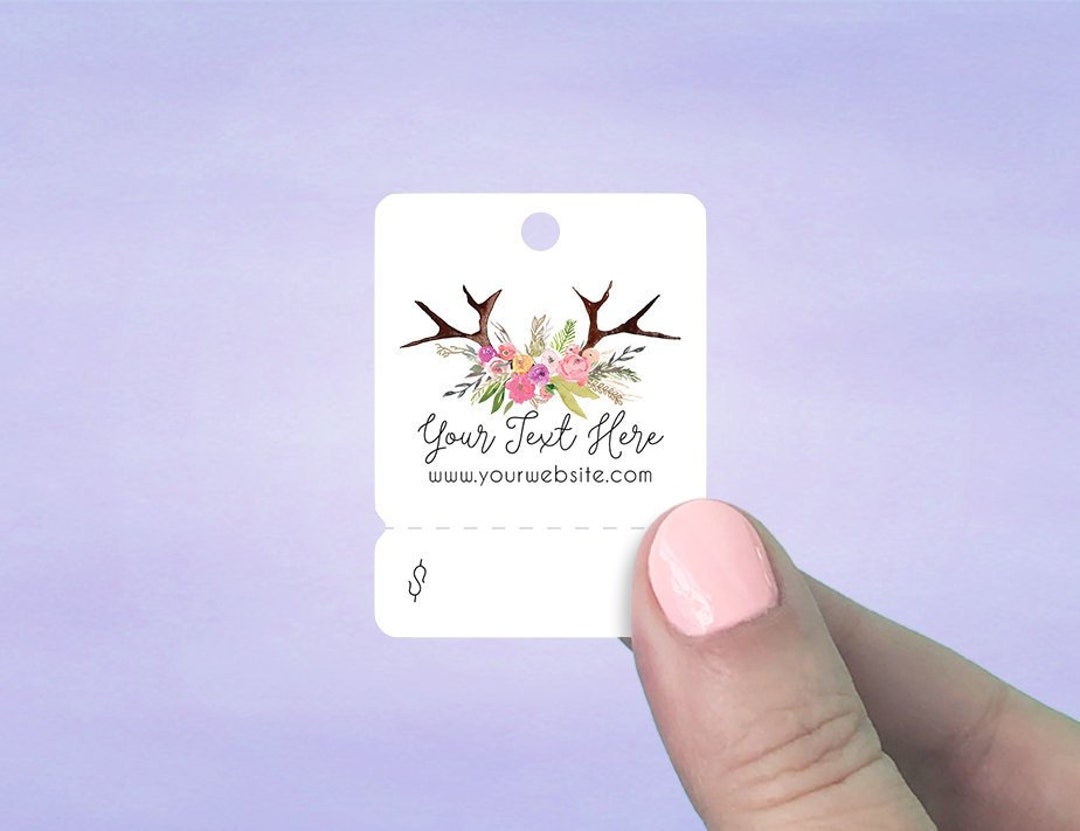 Custom Tear off Hang Tags Jewelry Tags Price Tag - Etsy