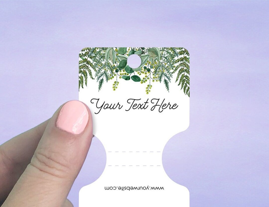 Small Custom Fold Over Tags 60 Pcs Hang Tags Personalized - Etsy