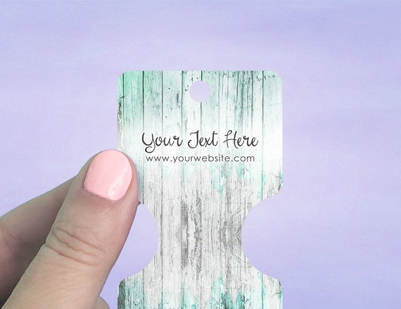 Small Custom Fold Over Tags 60 pcs Hang Tags Personalized | Etsy