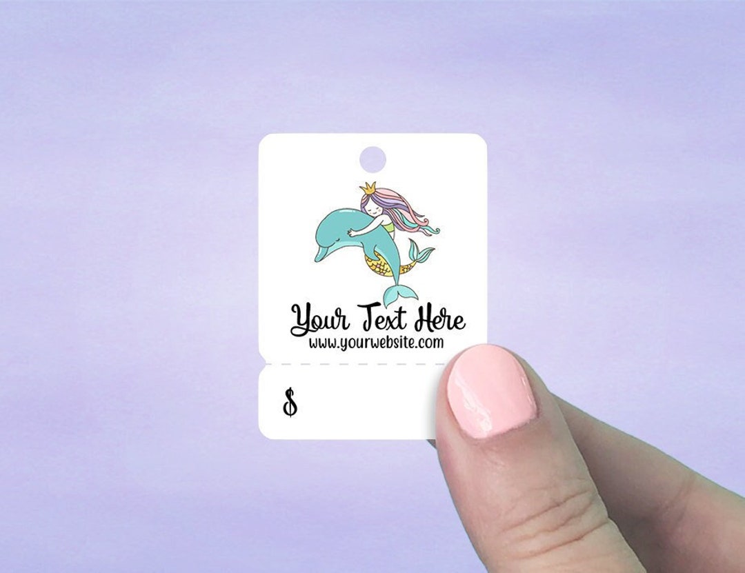 Custom Tear off Hang Tags Jewelry Tags Price Tag - Etsy