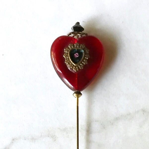 Heart Hat Pins - Etsy
