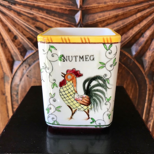 Rooster and Roses - Etsy