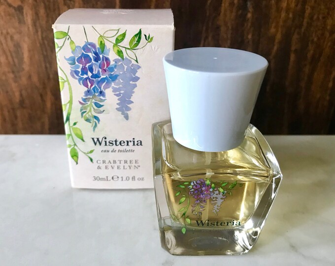 Wisteria Eau De Toilette Crabtree & Evelyn 30ml, 1 Fl Oz. Spray With ...