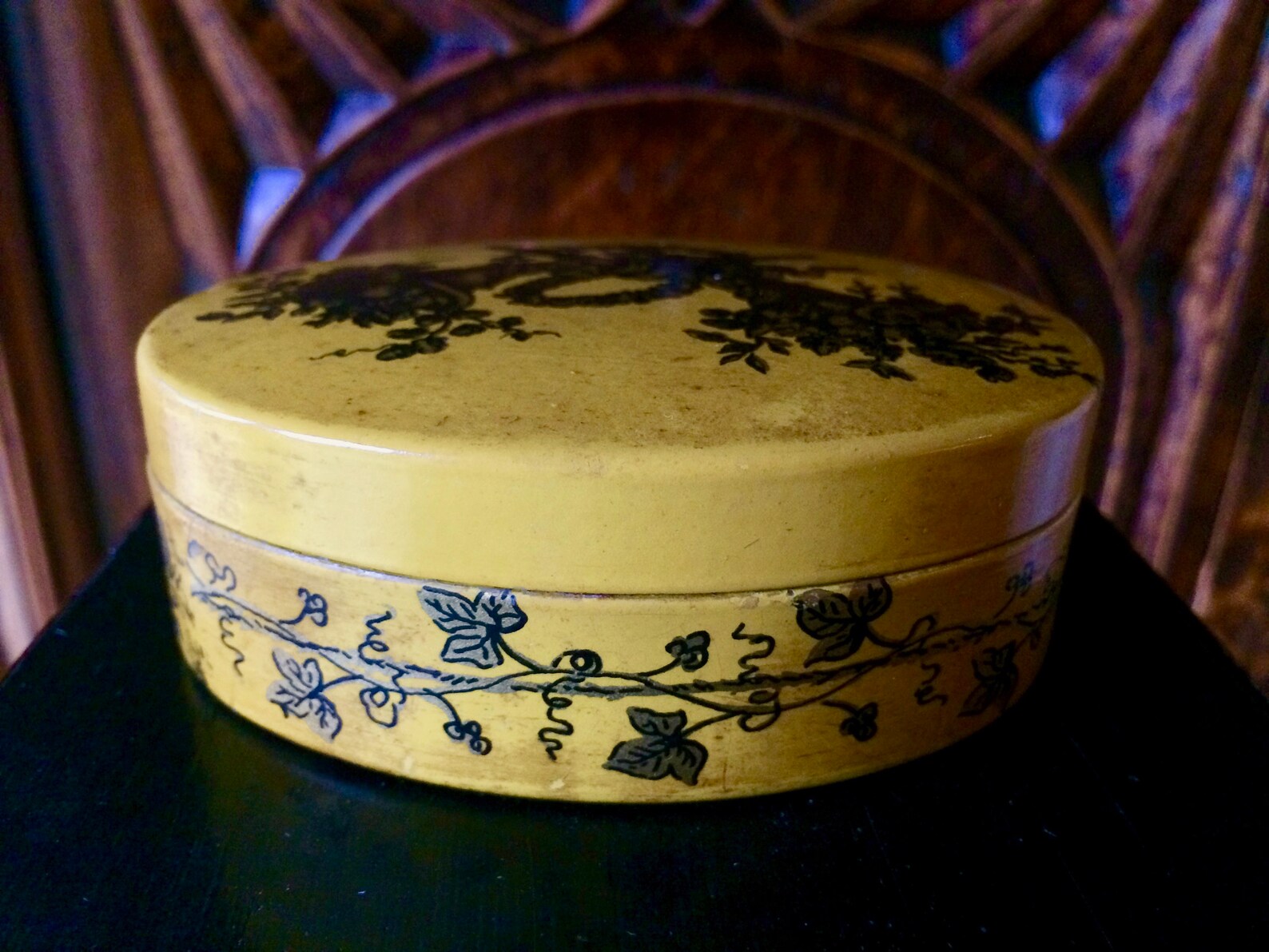 Italian Vintage Tin Decorative Hand Painted Box - Etsy