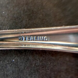 Sterling Silver Ice Cream Forks by Weidlich "fiance" Pattern Set of 6 ...