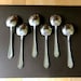 Sterling Silver Ice Cream Forks by Weidlich "fiance" Pattern Set of 6 ...