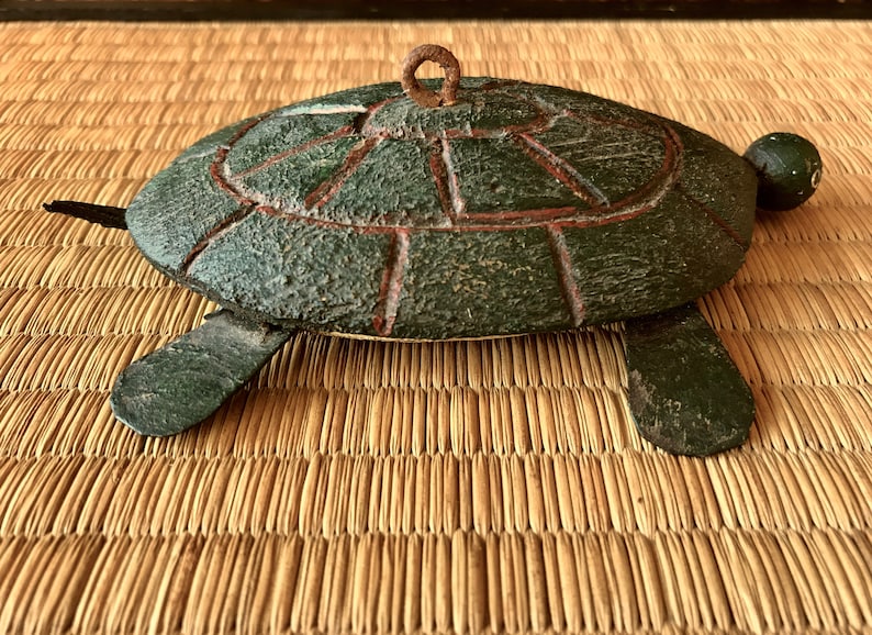 Antique Turtle Fishing Decoy Rare Wisconsin Native American Folk Art ...