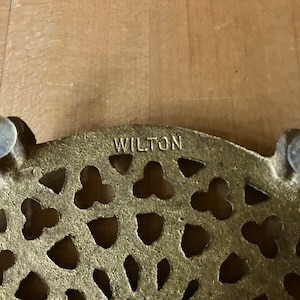 Antique Wilton Solid Brass Trivet With Lions Feet - Etsy