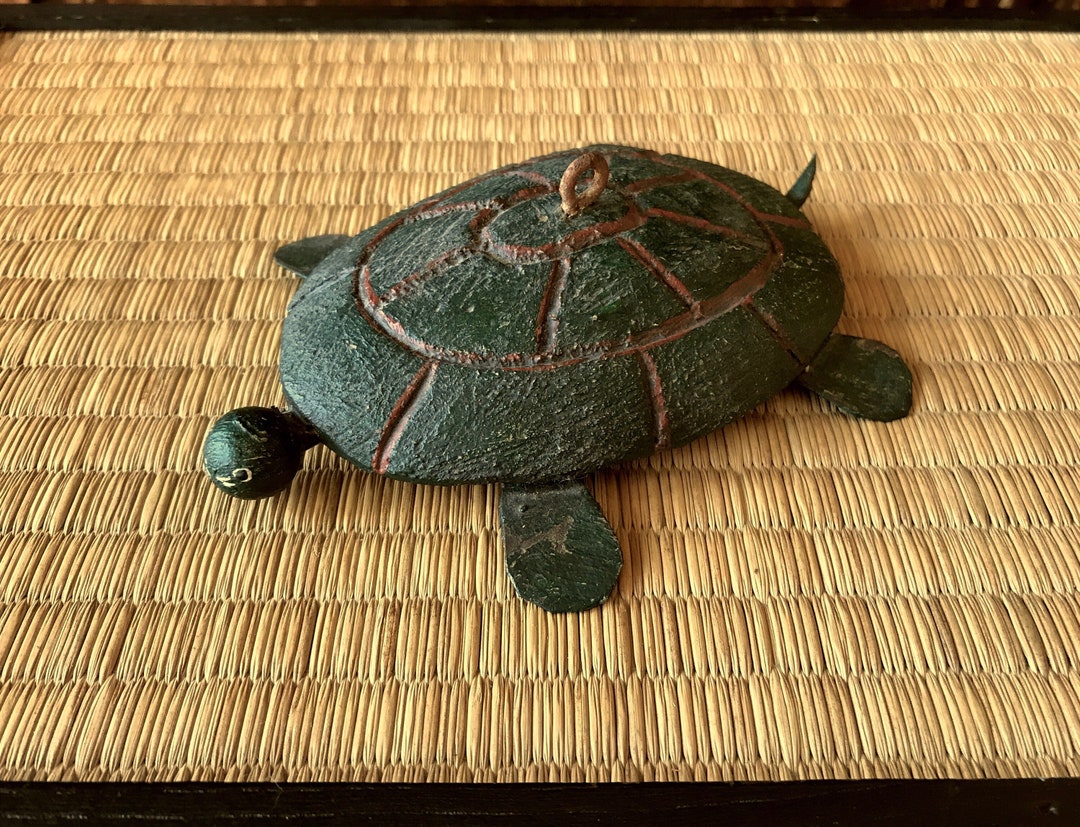 Antique Turtle Fishing Decoy Rare Wisconsin Native American Folk Art ...