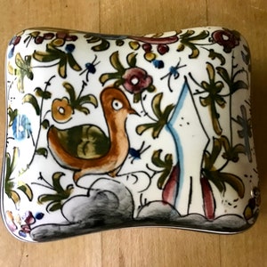 Portuguese Traditional Decorative Ceramic Trinket Boxes 3 X 2 1/2 - Etsy