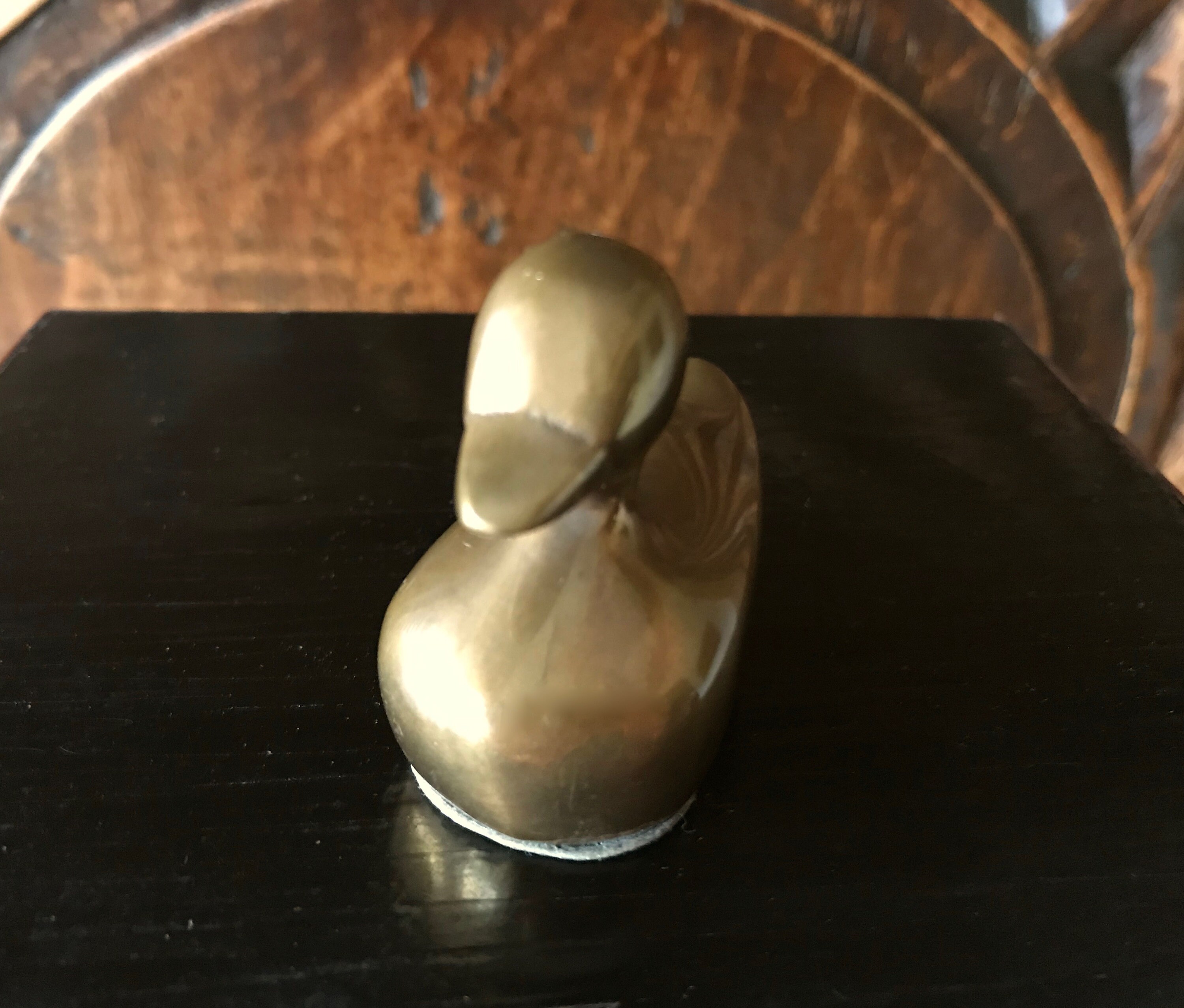 Solid Brass Mini Duck Paperweight Decoration / Collectible Brass ...