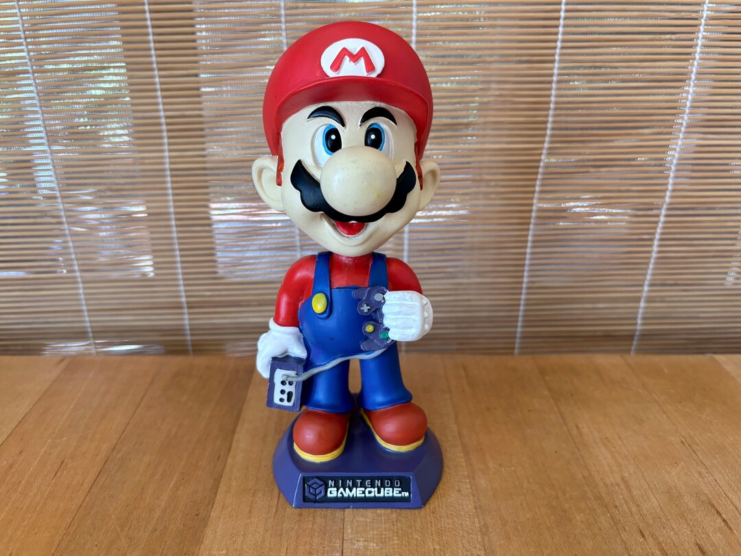Rare Collectible Mario Bobblehead Nintendo Gamecube Figurine - Etsy