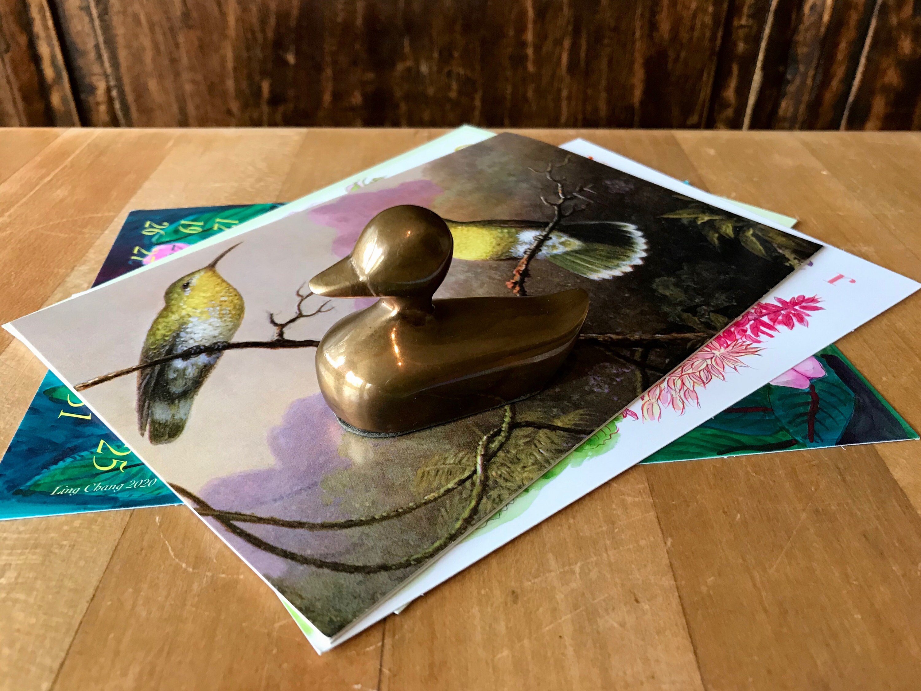 Solid Brass Mini Duck Paperweight Decoration / Collectible - Etsy