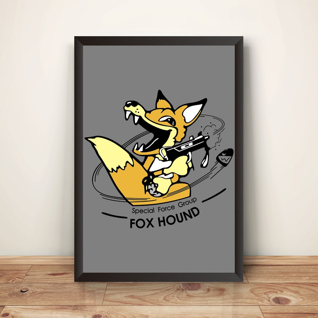 MGS Foxhound Emblem Premium Poster (vectorized Design) - Etsy