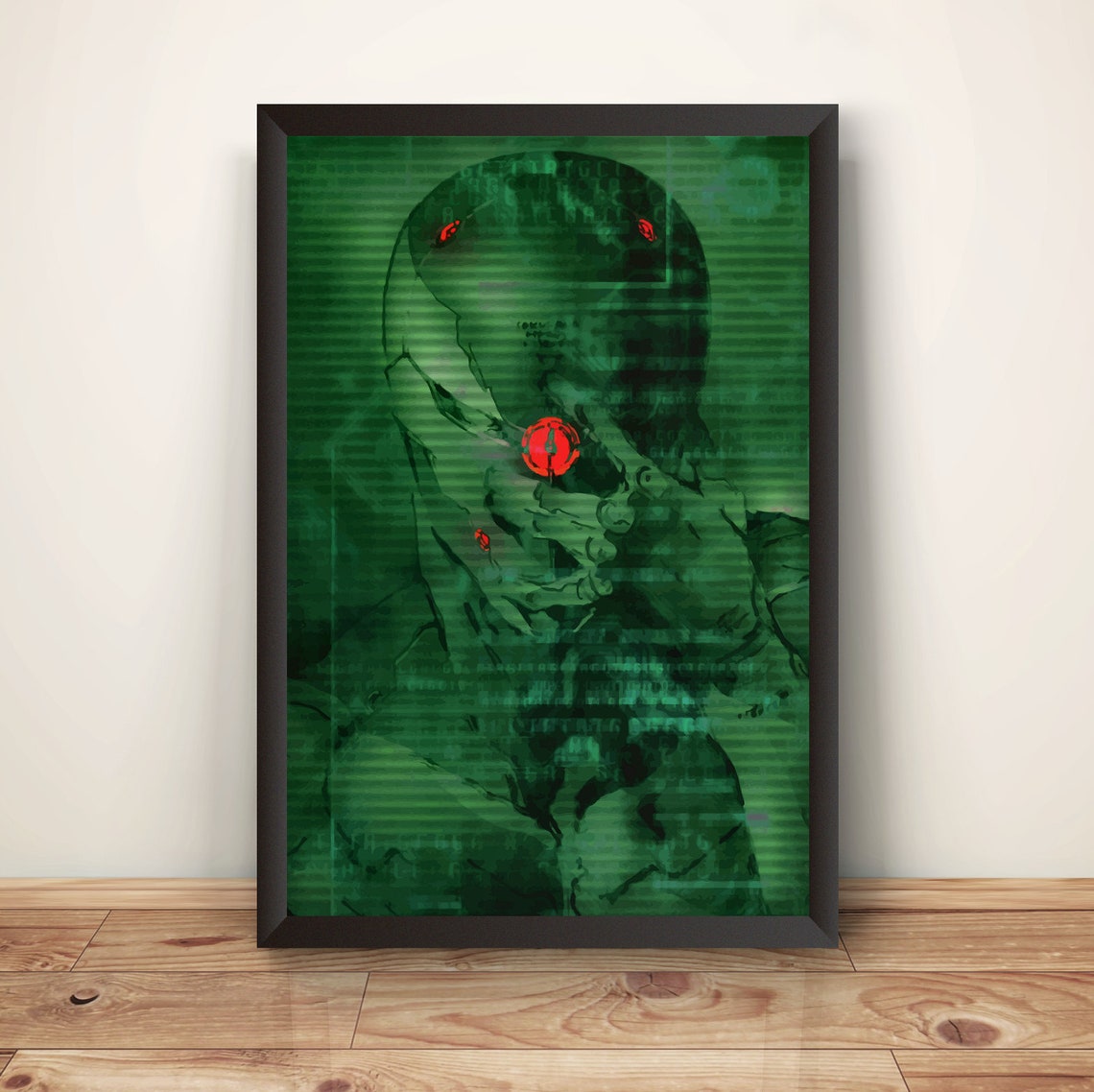 MGS VR Gray Fox Ninja V1 Premium Poster vectorized Design - Etsy