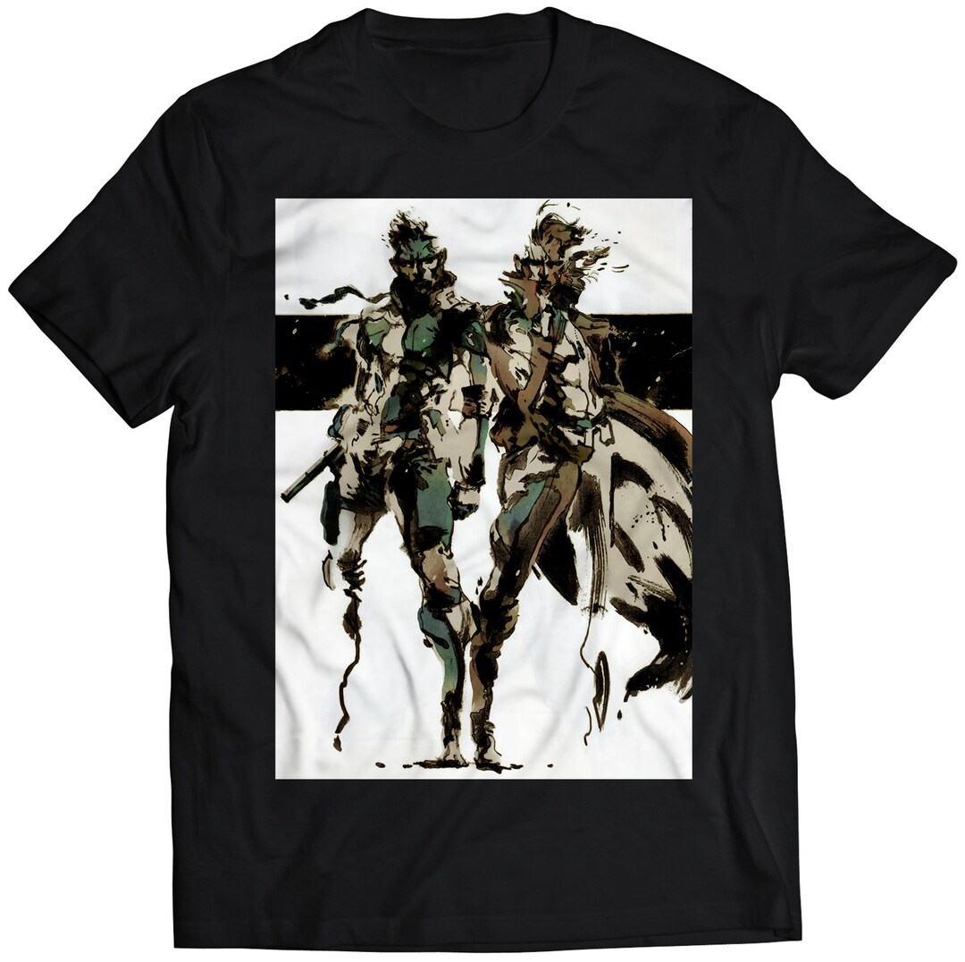 Solid & Liquid Snake MGS Premium Unisex T-shirt (vectorized Design) - Etsy