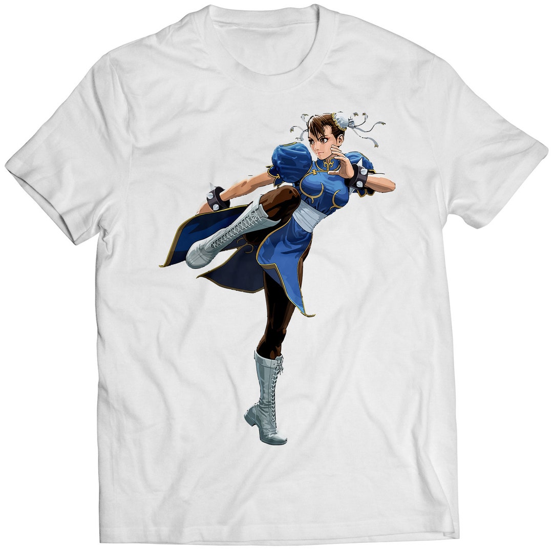 Chun Li TVC Ultimate All Stars Premium Unisex T-shirt (vectorized ...