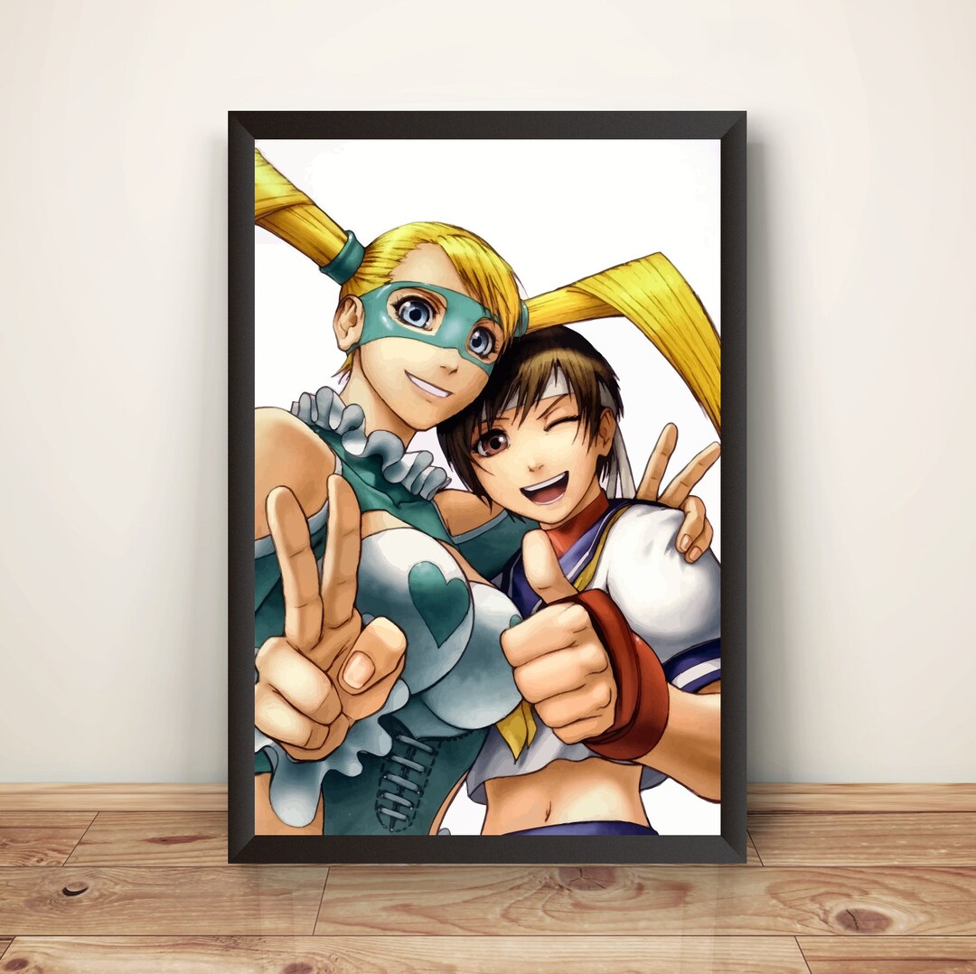 R Mika & Sakura Peace Premium Poster (vectorized Design) - Etsy