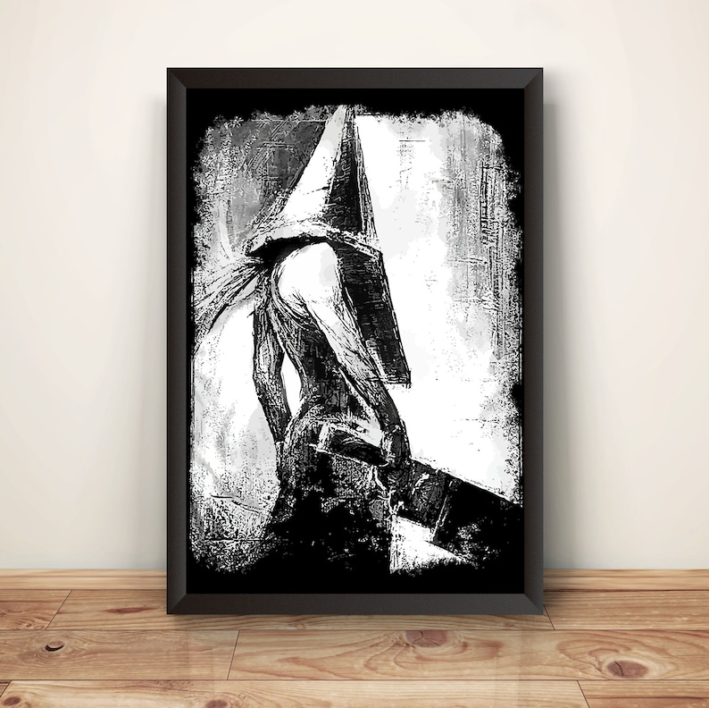 Triangle Head V2 Premium Poster vectorized Design - Etsy