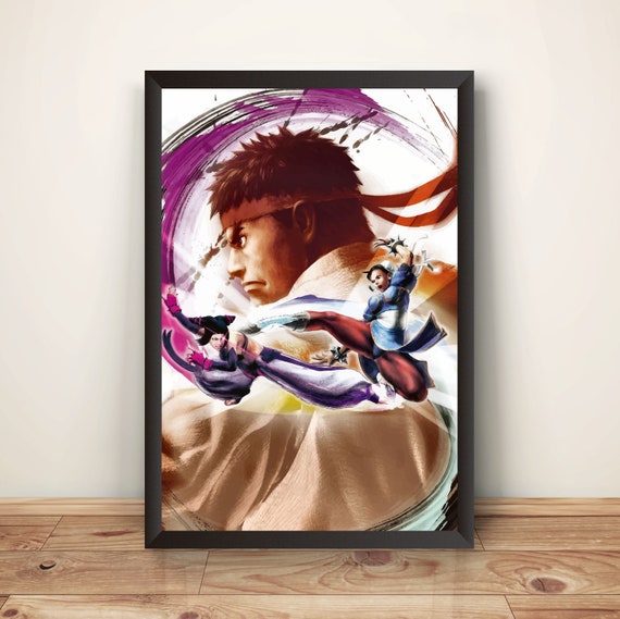 Ryu Juri Chun Li Street Fighting 4 Arcade Premium Poster - Etsy