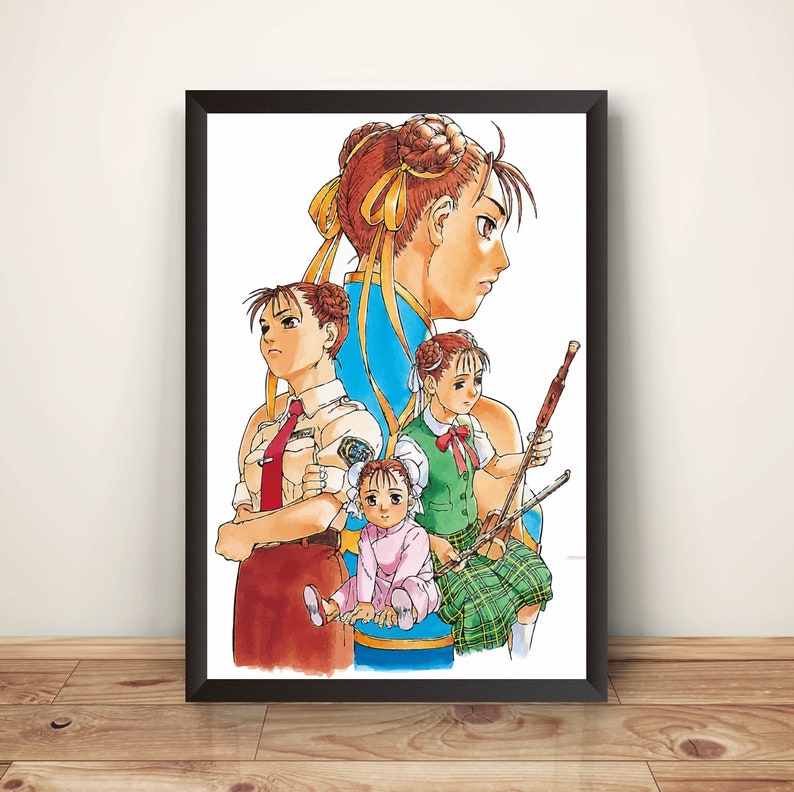 Chun Li Family Premium Poster vectorized Design - Etsy