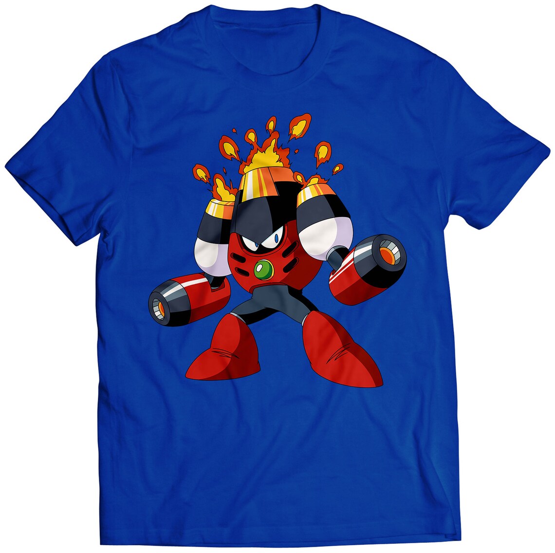 Magma Mega Boy Rockman Premium Unisex T-shirt vector - Etsy