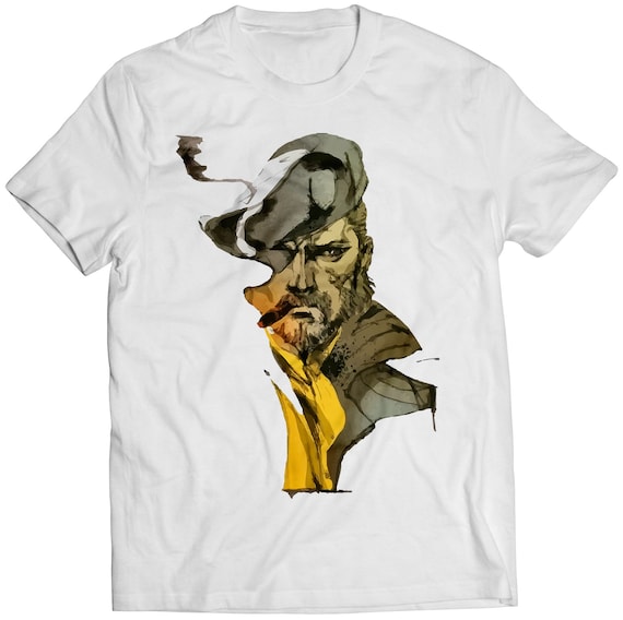 Big Boss Smoking Cigar MGS Snake Premium Unisex T-shirt - Etsy