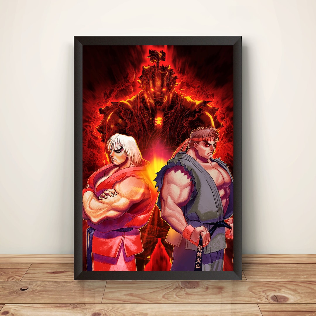 Ultra SF2 Final Challengers V2 Cover Premium Poster (vectorized Design ...