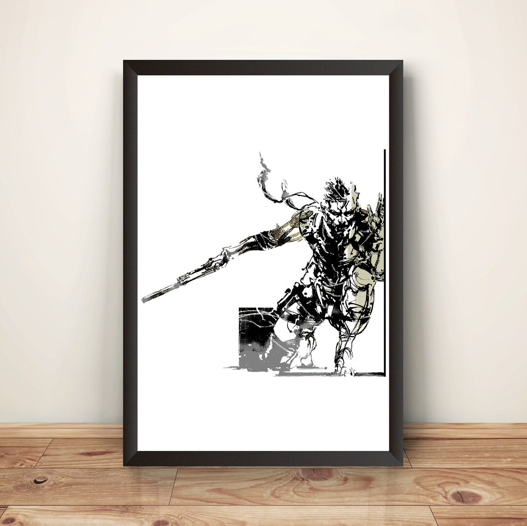 Solid Snake Stealth MGS MGS Premium Poster (vectorized Design) - Etsy
