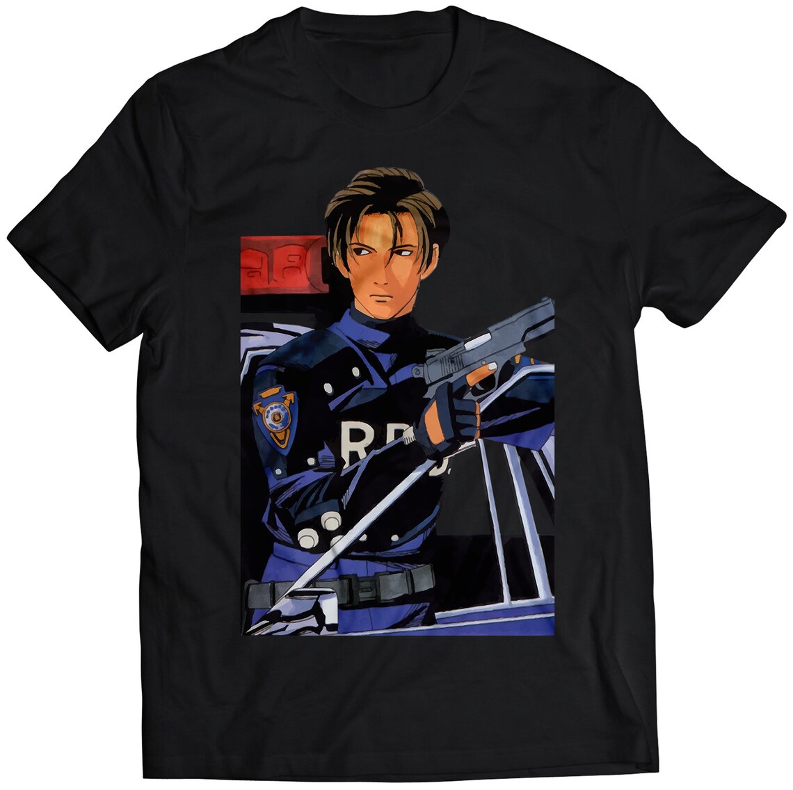 Rookie Cop Leon Survived RE2 Premium Unisex T-shirt vector. - Etsy UK