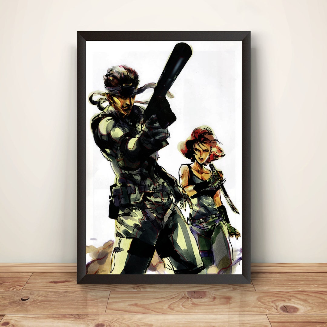 MGS Snake & Meryl V1 Premium Poster. - Etsy